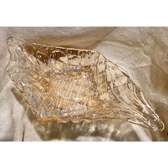 Murano | Accents | Murano Italy Pretty Rose Gold Amber Iridescent ...